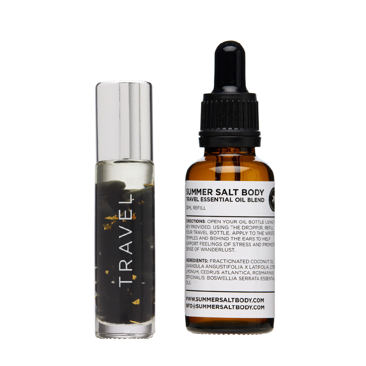Travel Essential Oil Roller & Essential Oil Refill (2 products)